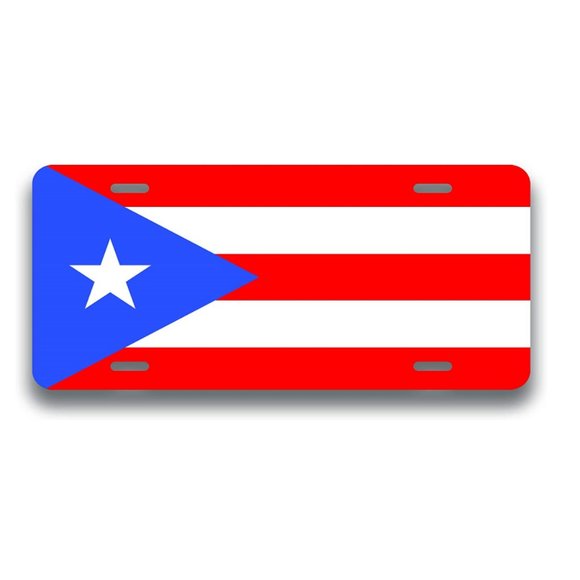 Accents | Puerto Rico License Plate Flag Tag Vanity Novelty | Poshmark